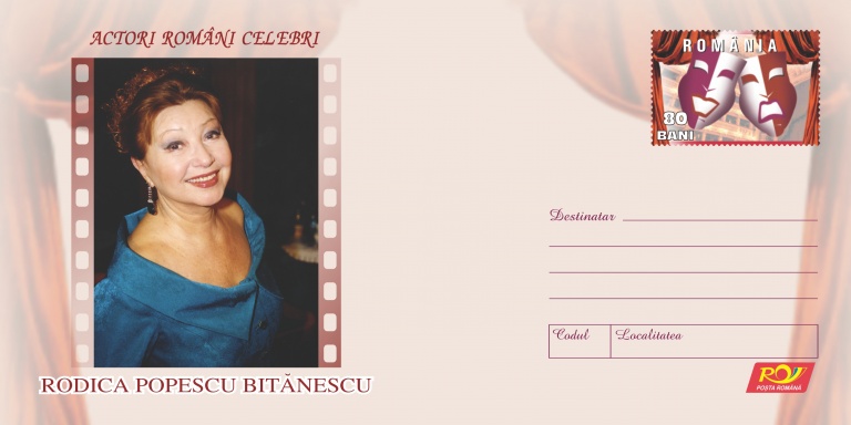 Actori Români Celebri , Rodica Popescu Bitănescu – Romfilatelia – O ...